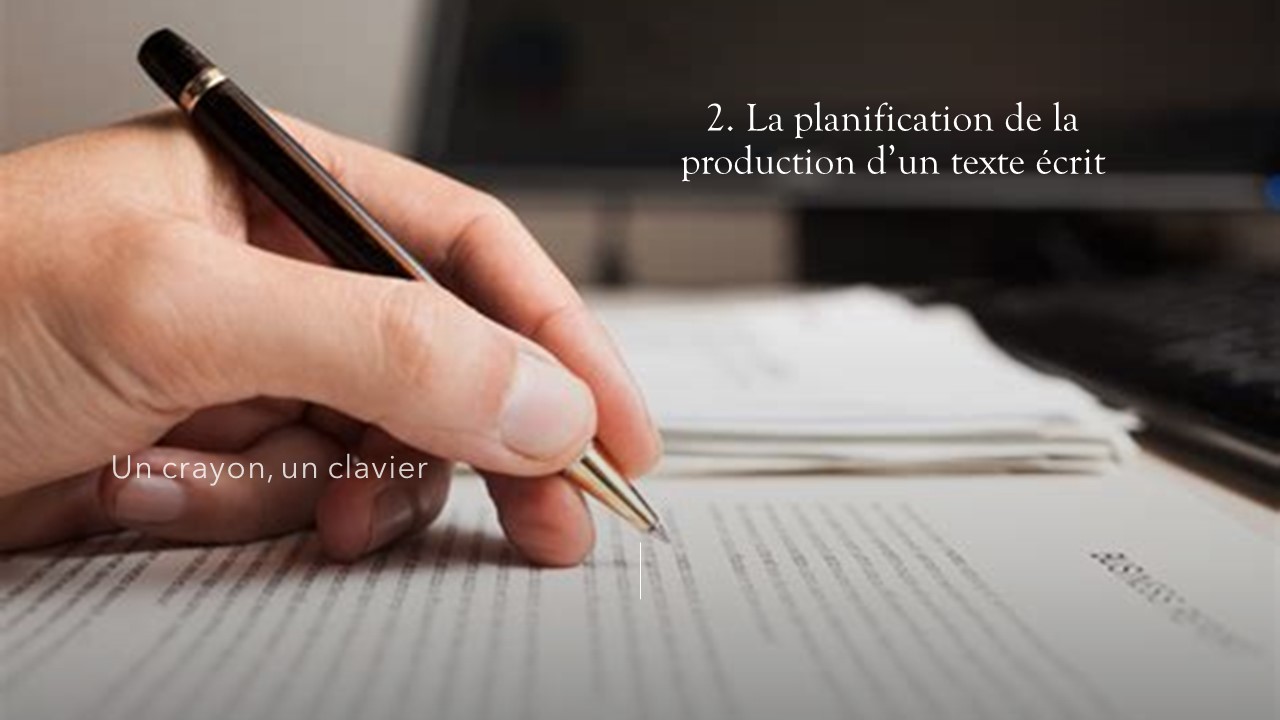 La gestion du temps lors de l'écriture professionnelle d'un document ...